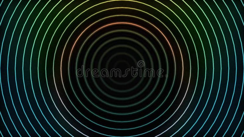 Background Render of the Dark Black Abstract Circle from Concentric ...