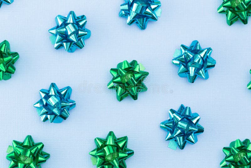 Background with Repeating Pattern of Bows and Ribbons Stock Photo ...