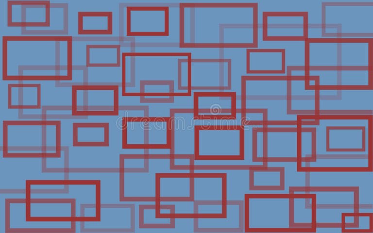 Blue Square Rectangular Outlines Stock Illustrations – 524 Blue Square ...