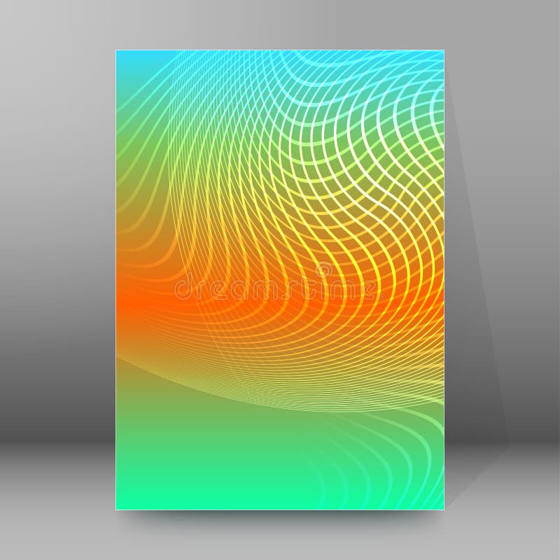 Background Report Brochure Cover Pages A4 Style Abstract Stock Vector ...