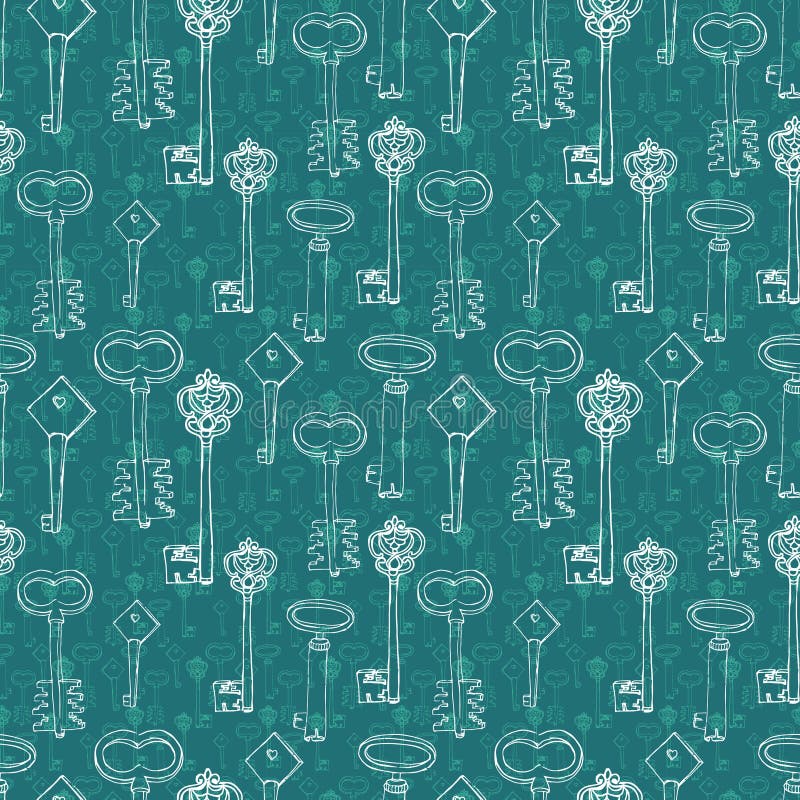 Background with retro keys stock vector. Illustration of object - 38002266