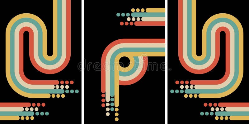 Background Retro and Vintage 1980s Vector Stock Vector - Illustration ...