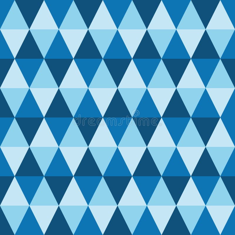 Background with Rhombus Shapes in the Shades of Blue Stock Illustration ...