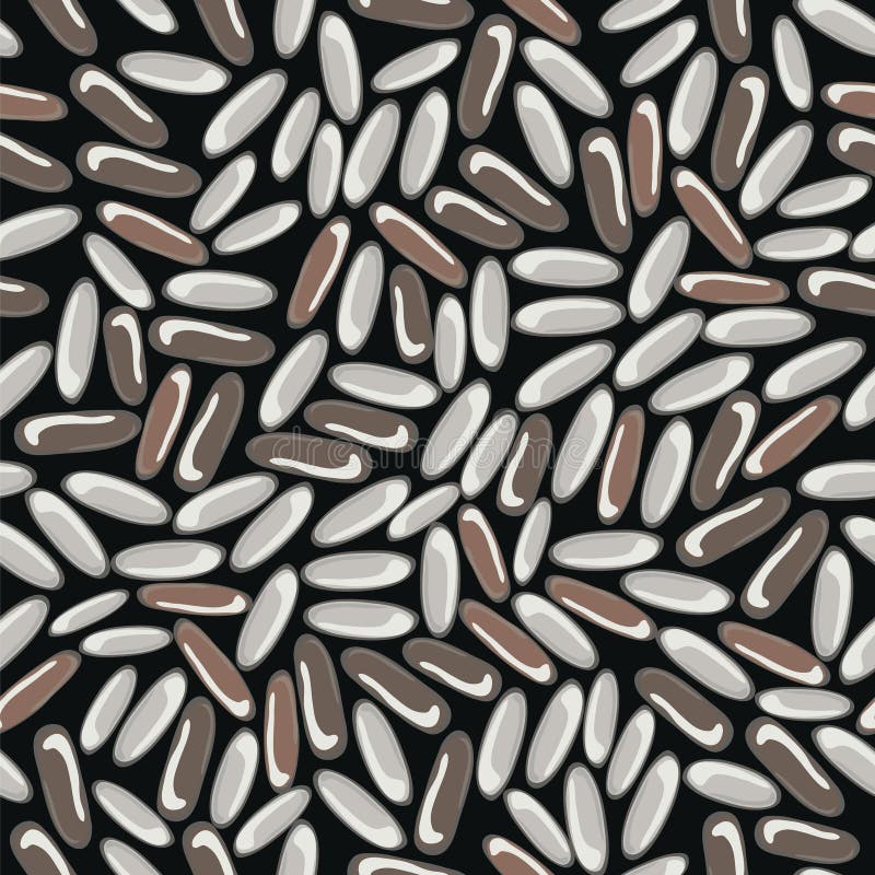 Raw Brown Rice Frame Stock Illustrations – 41 Raw Brown Rice Frame ...