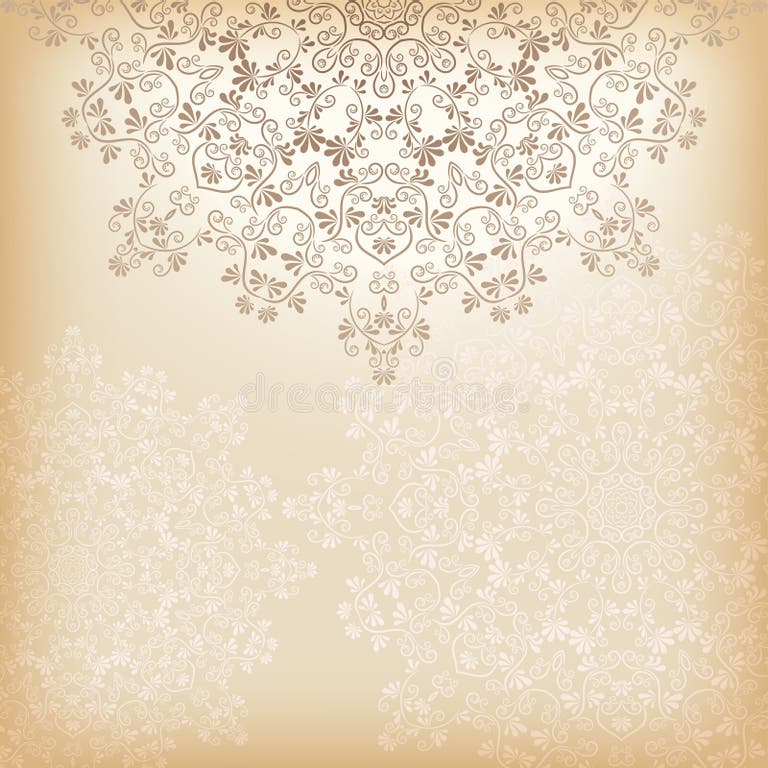 Background with Ring Ornament. Stock Vector - Illustration of clip ...