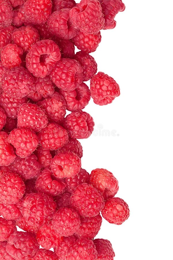 Background from Ripe Raspberry Stock Photo - Image of left, design ...