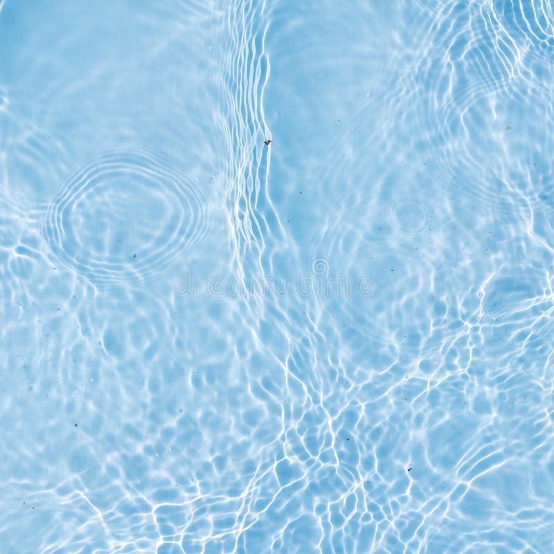 Background of Rippled Pattern of Clean Water in a Blue Stock Image ...