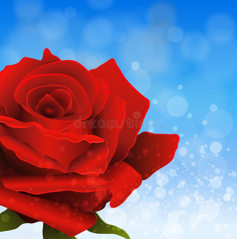 Background with rose stock vector. Illustration of blink - 25091187