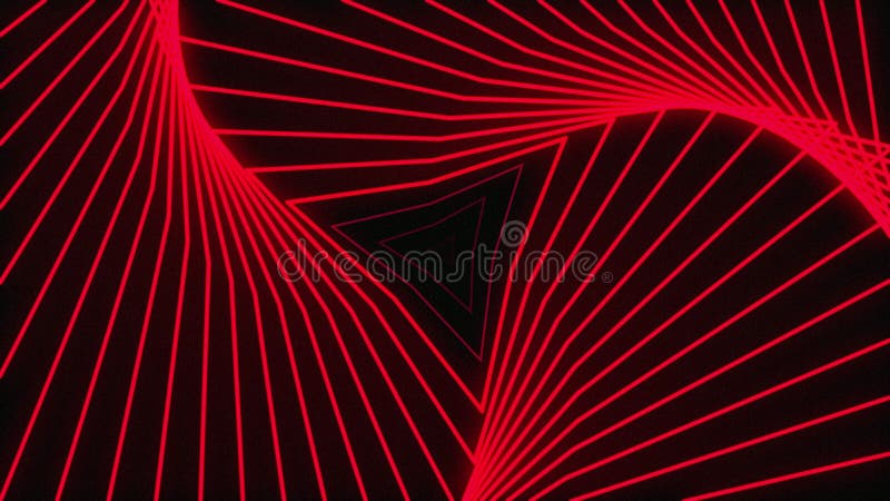 Background of Rotating Red Color Triangle Lines with Beautiful Pattern ...