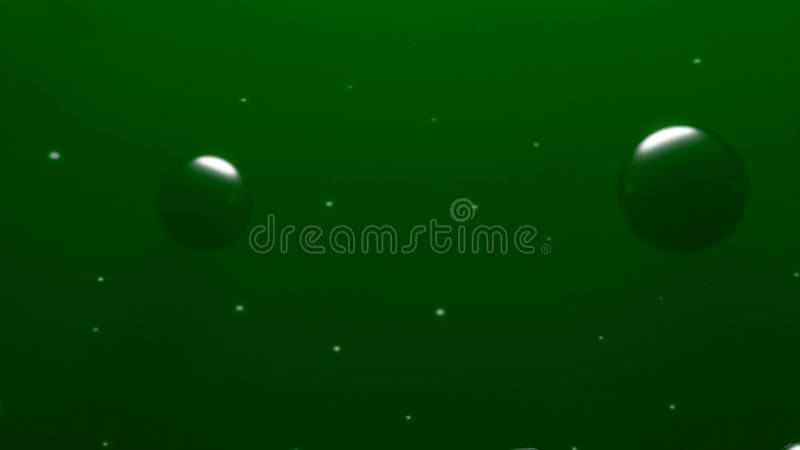 Background with Rotating Stream of Balls. Design. 3D Bubbles Move and ...