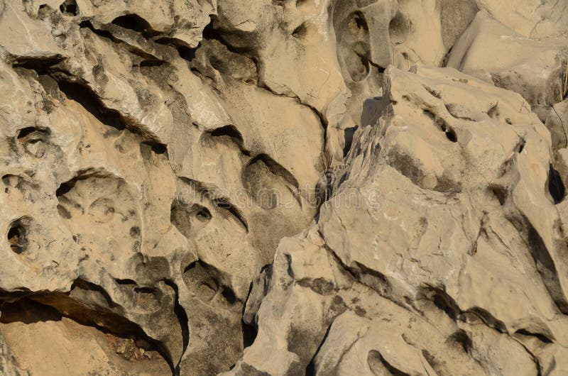 Rough Rock Texture Background with Holes and Cracks Stock Photo - Image ...