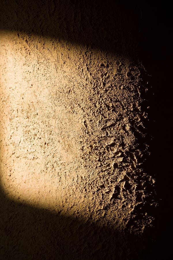 Background, Rough Wall Texture in Side Light Stock Image - Image of ...