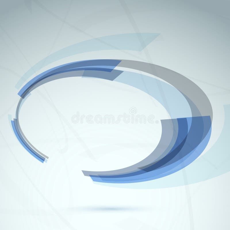 Background with Round Abstract Design Element Stock Vector ...