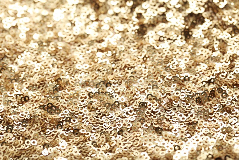 Golden sequins stock photo. Image of fashion, circle - 139756104