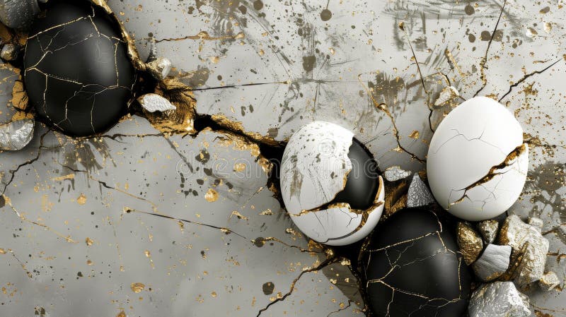 Background with Round Objects. Composition of Rounded Elements ...