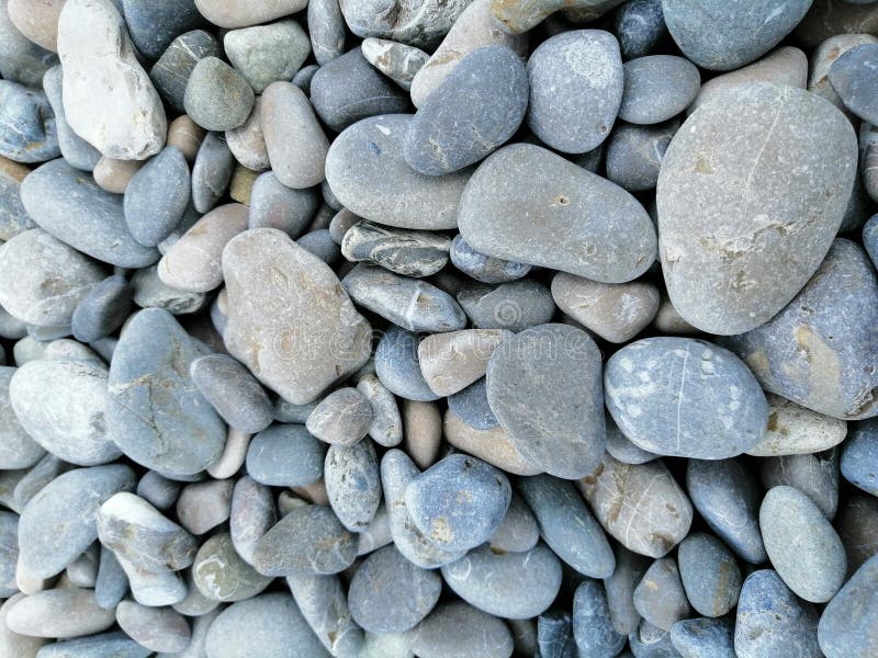 Background of Round Shaped Sea Pebbles Stock Image - Image of soil ...