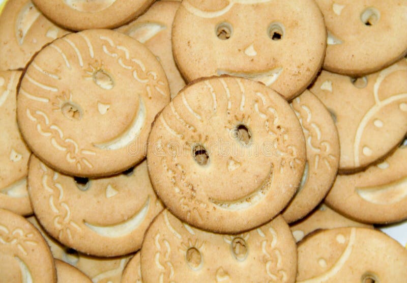Smiling Cookies stock photo. Image of funny, faces, close - 17203412