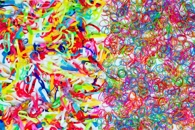 Background of rubber band stock image. Image of pile - 27013233