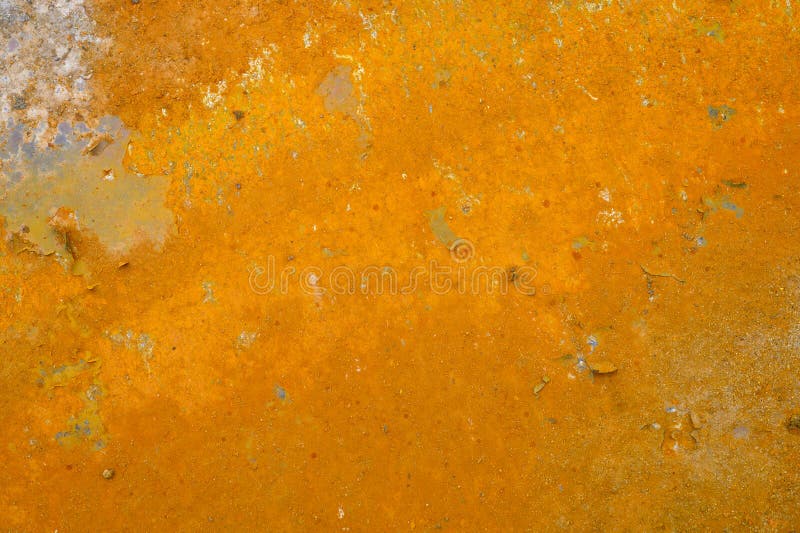 Background with Rust. Surface of Yellow Brown Rusty Metal. Rusty Iron ...