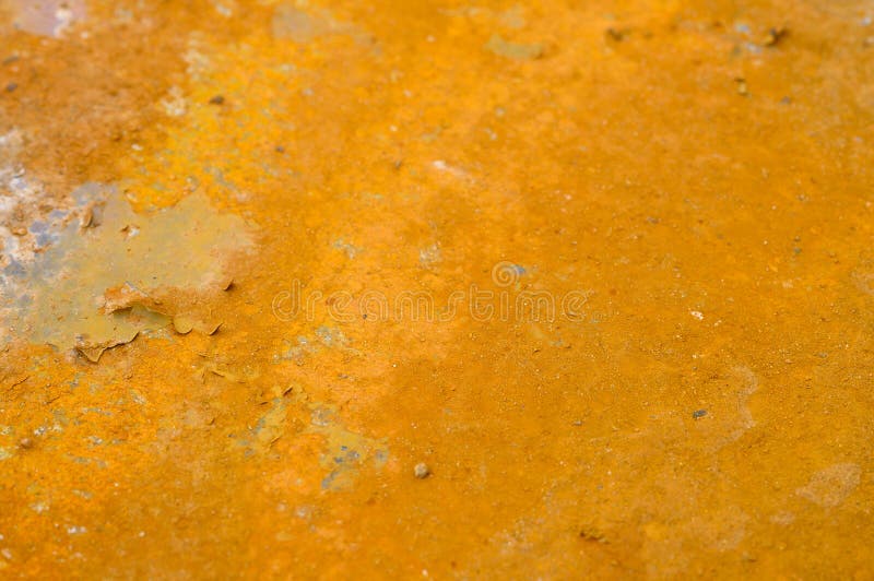Background with Rust. Surface of Yellow Brown Rusty Metal. Rusty Iron ...