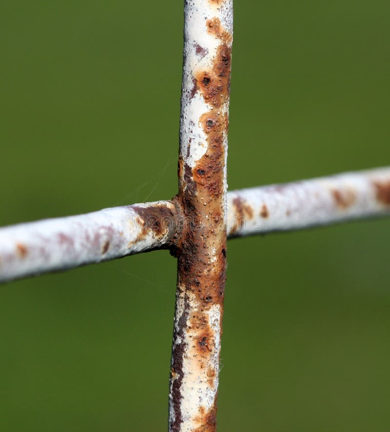 Background with Rusty Grid. Construction and Industrial Theme. Stock ...