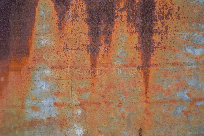 Background from Rusty Metal Close-up. Rust Spots on Iron Stock Image ...