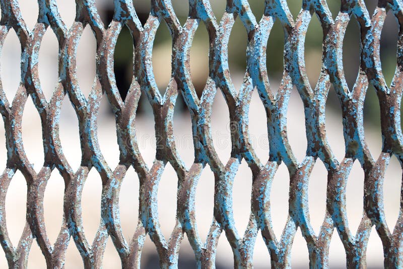 Background of Rusty Metal Mesh Stock Image - Image of closeup, grille ...