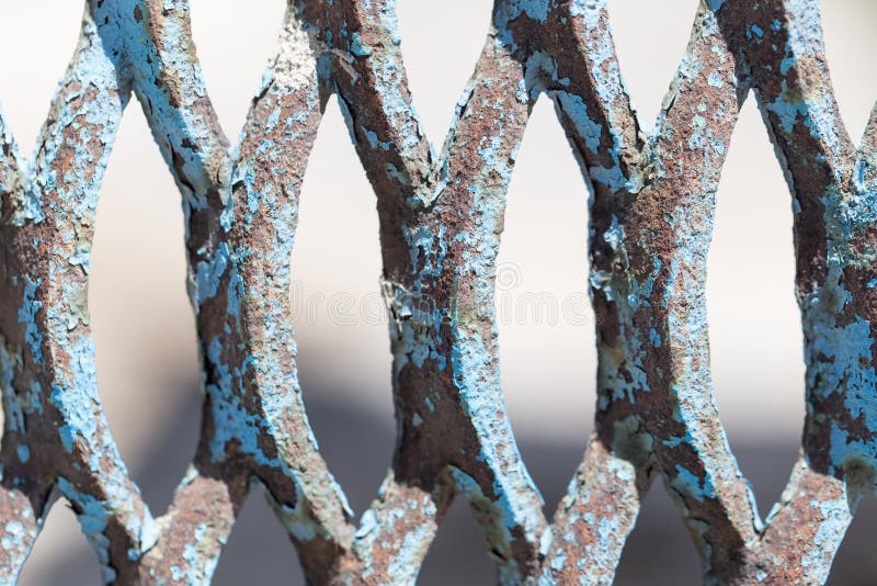Background of Rusty Metal Mesh Stock Image - Image of effect, aluminum ...