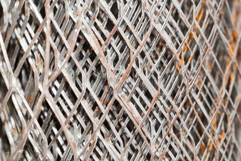 Background of Rusty Metal Mesh Stock Image - Image of mesh, hole: 107445535