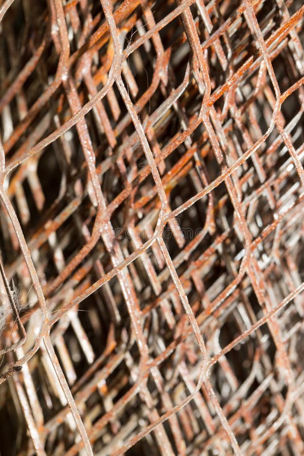 Background of Rusty Metal Mesh Stock Photo - Image of corrosion ...