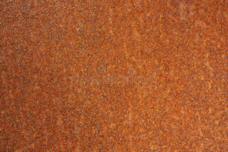 The Background is a Rusty Orange Metal Surface for an Inscription or ...