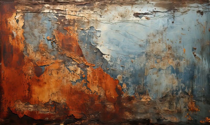 Background Rusty Painted Metal Surface. of Metal Rusty Texture Stock ...