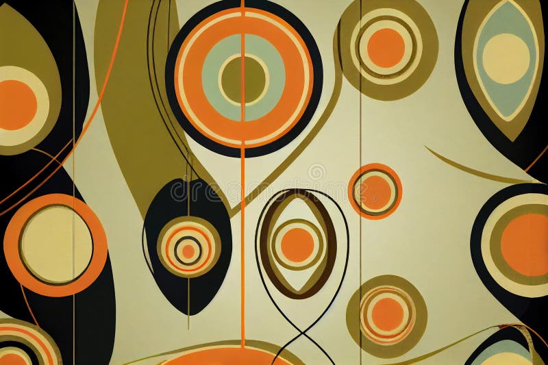 Background in 60s, 70s, 80s Style. Wallpaper or Poster Stock ...