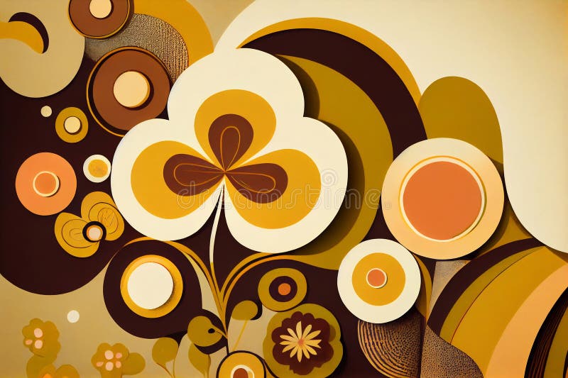 Background in 60s, 70s, 80s Style. Wallpaper or Poster Stock ...