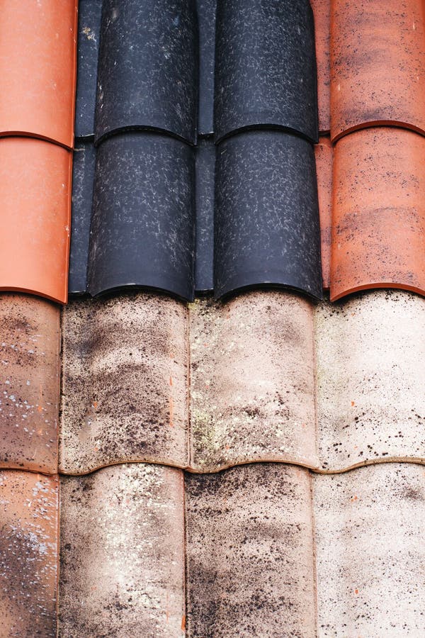 Background, Samples, Old Ceramic and Cement-sand Tiles for the Roof of ...