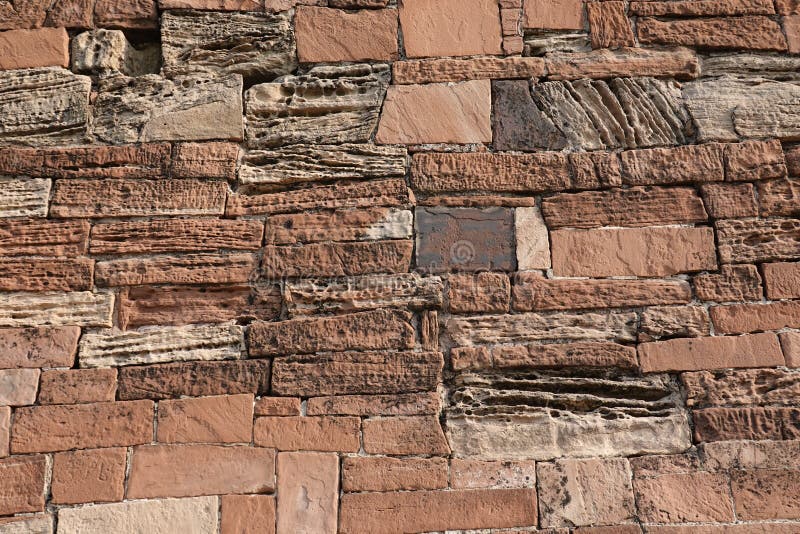 Background of Sand Stone Wall in a Temple Stock Photo - Image of temple ...