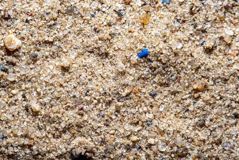 Desert Sand Under Microscope