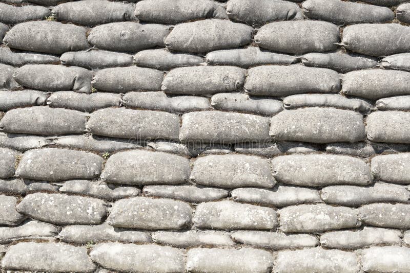 Sand bags wall stock photo. Image of conflict, sandbag - 4592652