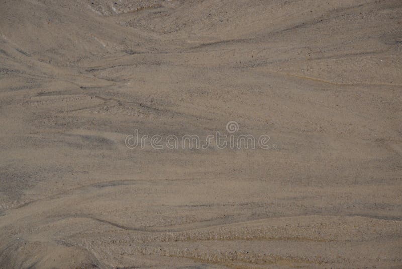 Natural Background. Sandy Bottom of the Stream Close-up. a Pattern in ...