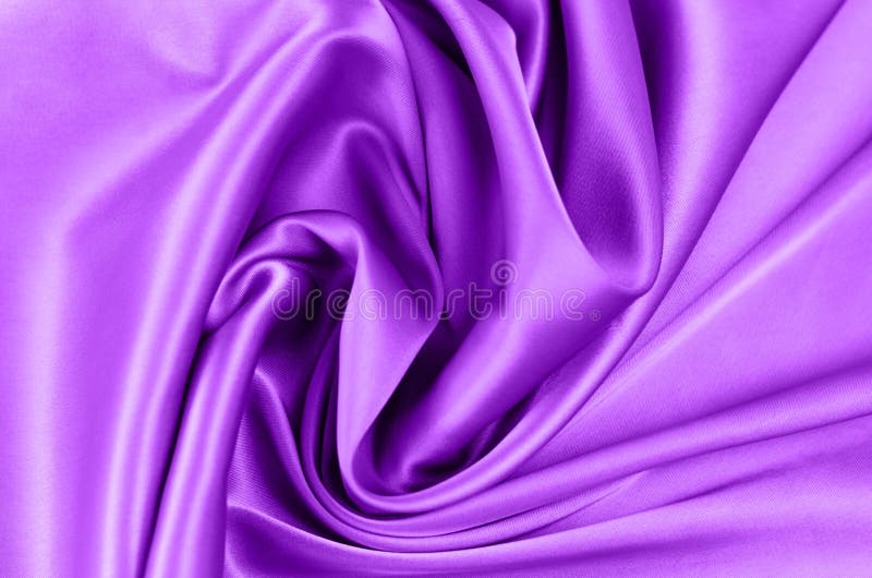 Background from Satin Fabric of Violet Color Stock Image - Image of ...