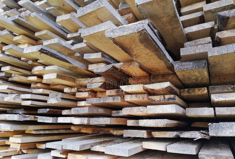 Stack of lumber stock image. Image of rough, industry - 18243045