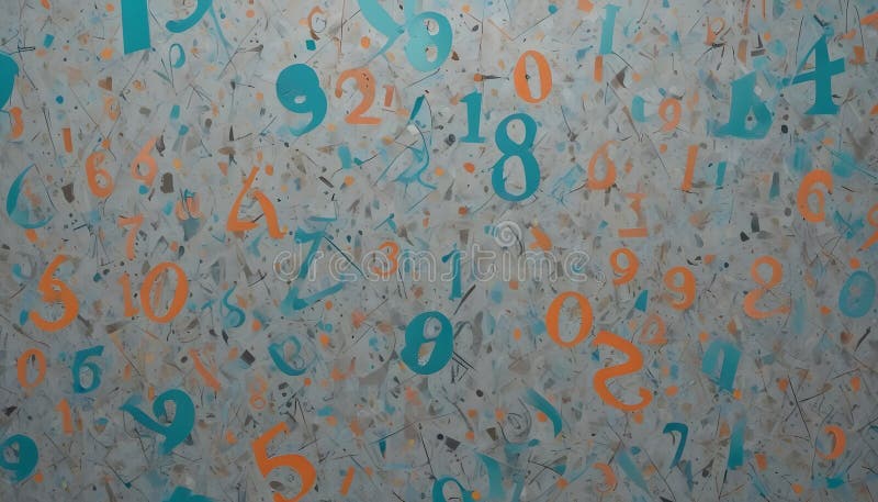 Random Numbers Background Stock Illustrations – 4,611 Random Numbers ...