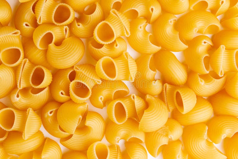 Italian Pipe Rigate Macaroni Pasta Raw Food Background Or Texture Stock ...
