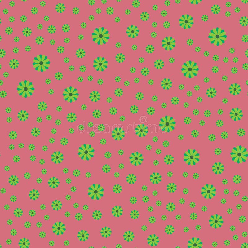 Background Scene with Flowers Vector Illustration . Seamless Pattern ...