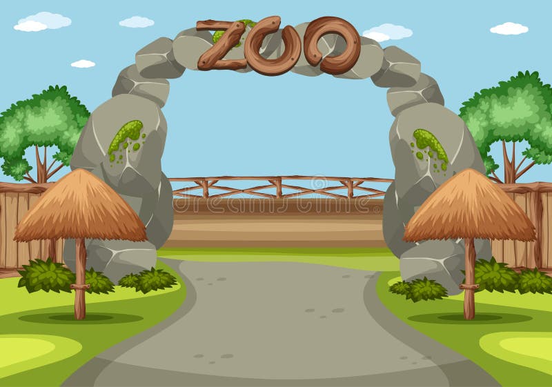 Empty Zoo Cartoon