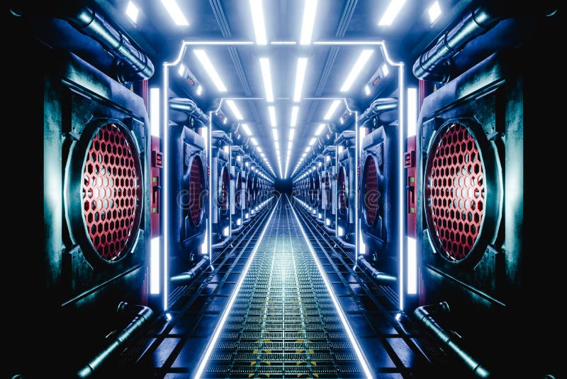 Empty Modern Corridors Stock Illustrations – 146 Empty Modern Corridors ...