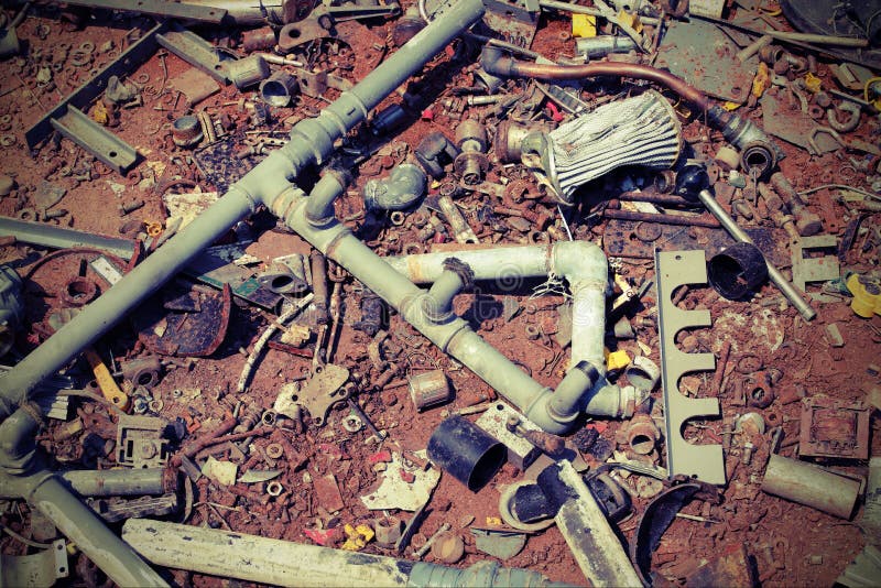 Rusted Metal Objects in Recycling for the Recovery of Iron Mater Stock ...