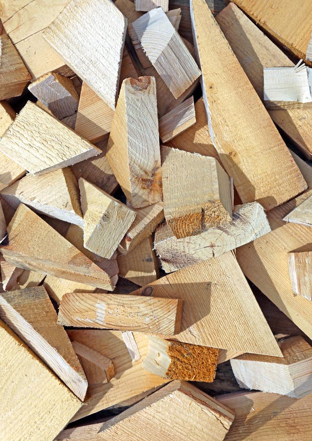 Background from Scraps Sawn Wooden Bars Stock Photo - Image of timber ...