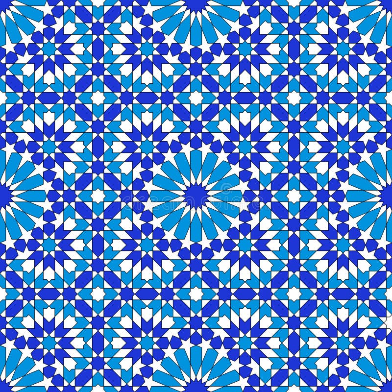Background Seamless Pattern Based on Traditional Islamic Art Stock ...