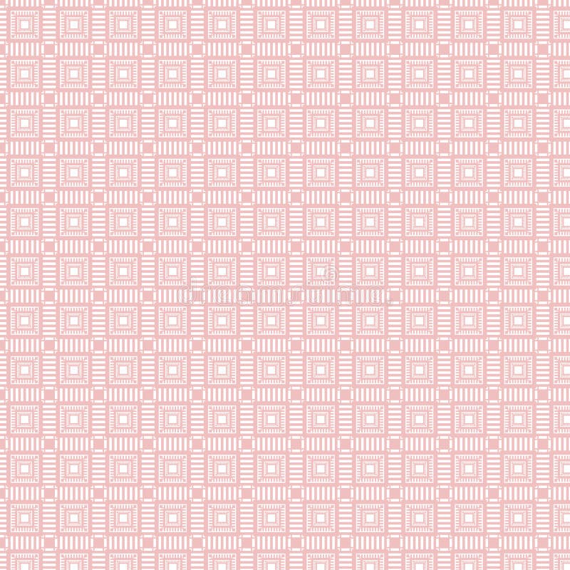 Background of Seamless Pink Geometric Pattern Stock Vector ...